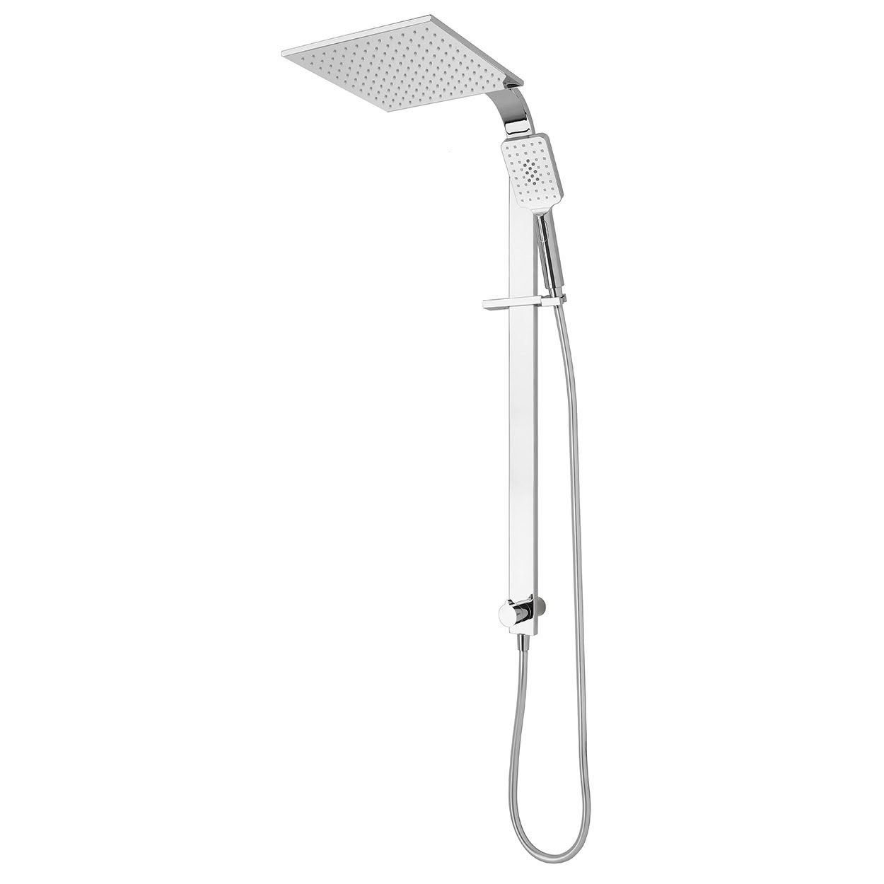 Eclipse Double Head Shower (Square) - Chrome – Jeff Evans Ltd