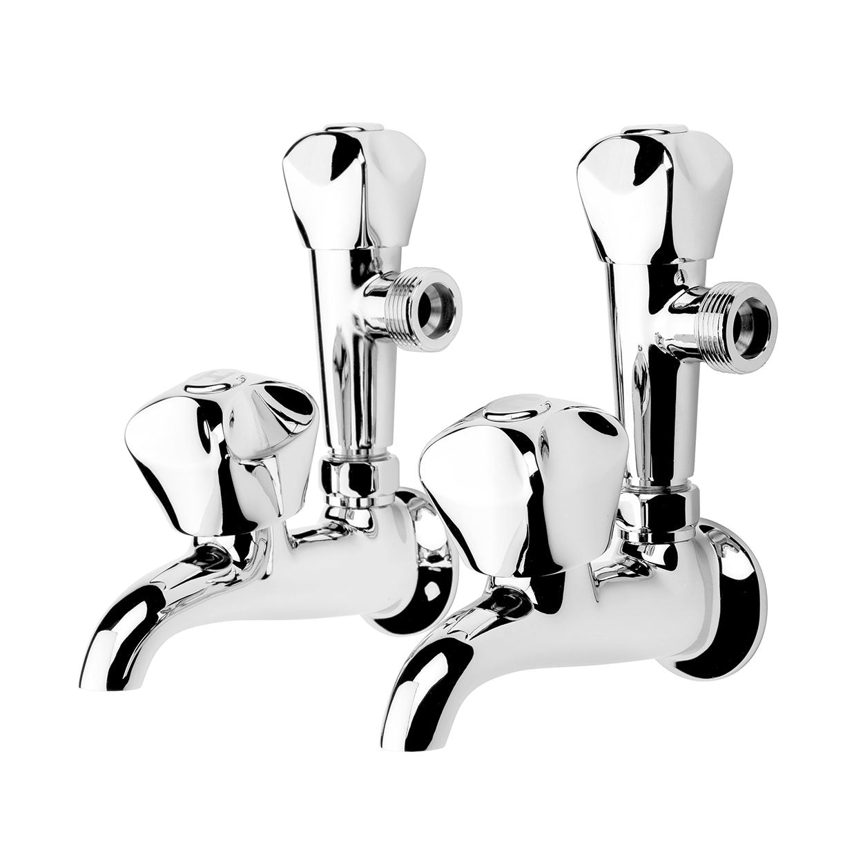 Proline Laundry Taps Combo (Pair) Chrome – Jeff Evans Ltd